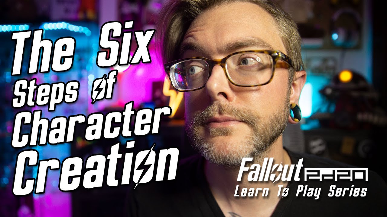 Fallout 2d20: The 6 Steps of Character Creation. Learn to Play Series TTRPG Modiphius