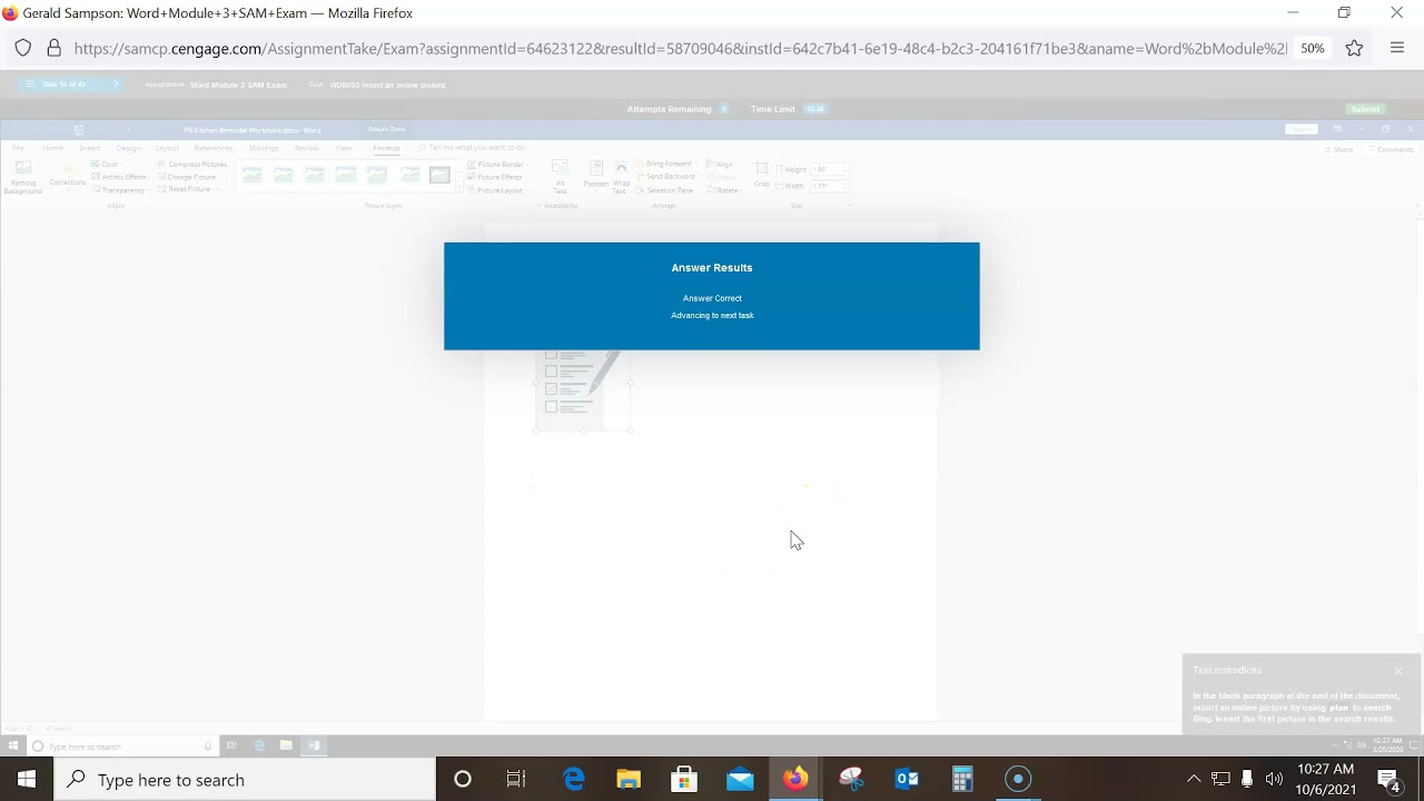 CS110 Word Module 3 Exam