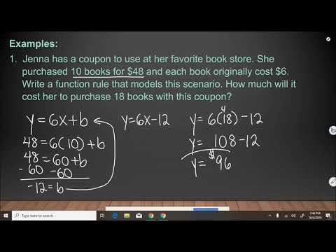 Word Problems with Rate and One Point