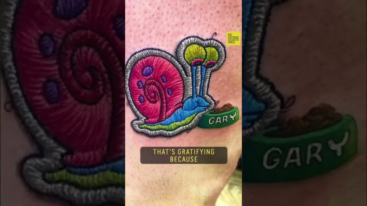 #Tattoo #artist Duda Lozano pioneered embroidered patch tattoos. #shorts