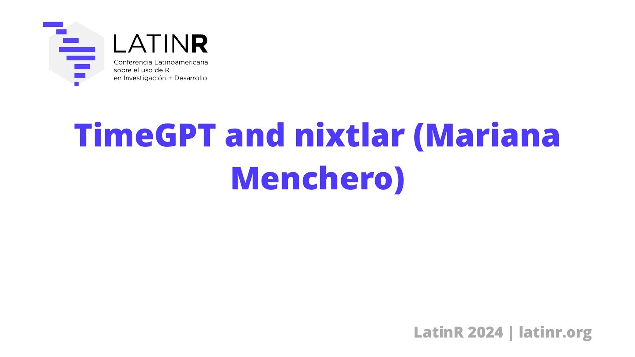 TimeGPT and nixtlar (Mariana Menchero)