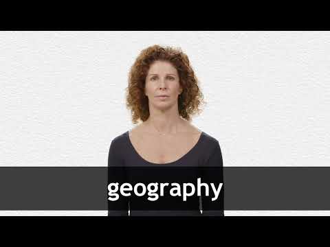 GEOGRAPHY definition and meaning | Collins English Dictionary