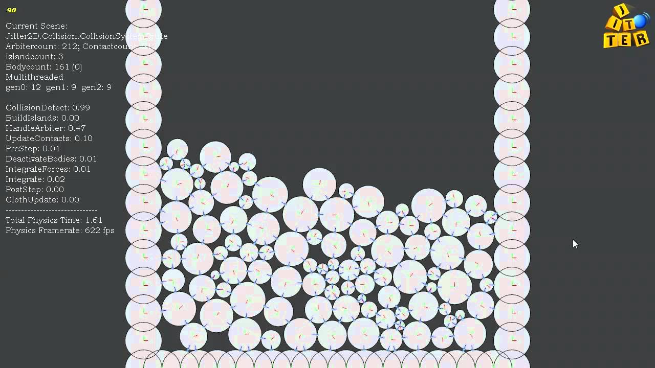 Jitter Physics 2D