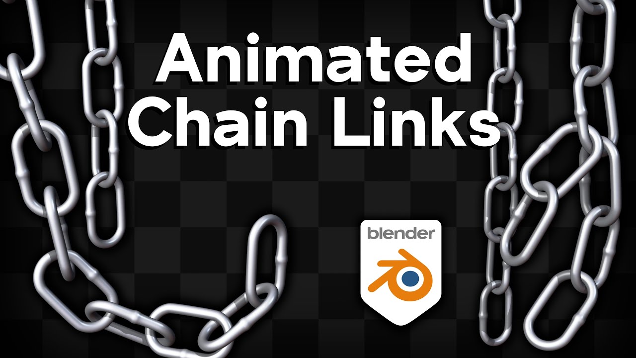 Chain Links Simulation - Rigid Body Physics (Blender Beginner Tutorial)