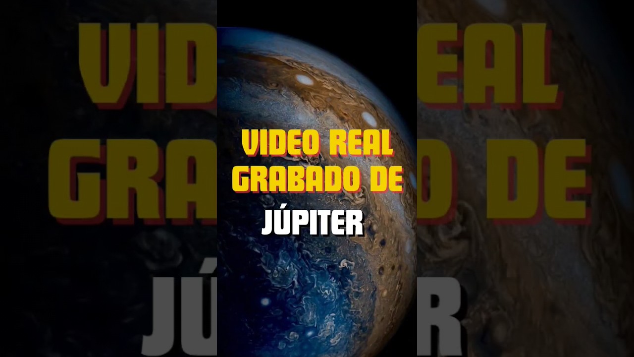 Así se ve realmente el Planeta Júpiter grabado por un satélite de NASA