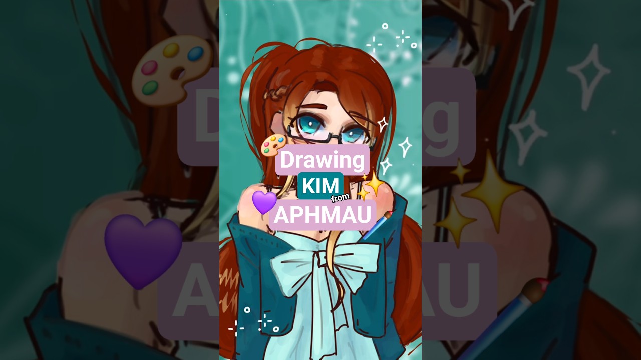 LETS DRAW KIM⁉️ #aphmau #art #digitalart #minecraft #artist #mystreet #aphmauminecraft #fanart