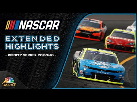 NASCAR Xfinity Series on The CW | HIGHLIGHTS: Explore the Pocono Mountains 250 | Motorsports on NBC