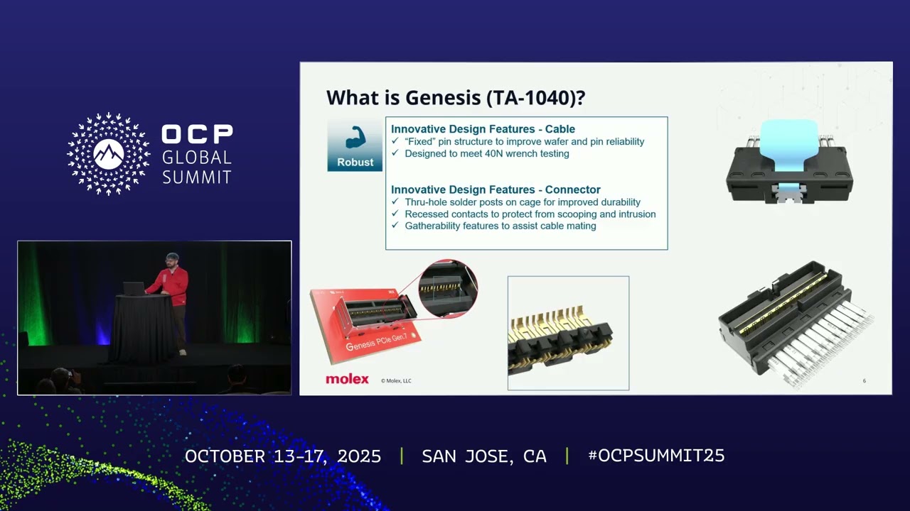 Molex Genesis SFF TA 1040   Enabling the next generation of PCIe internal cabling standards