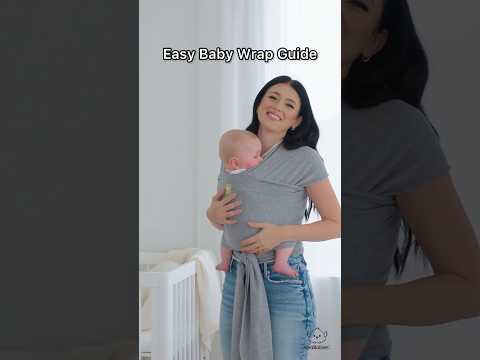 Your easy baby wrap guide! 🤩 #keababies #shorts #wrapcarrier