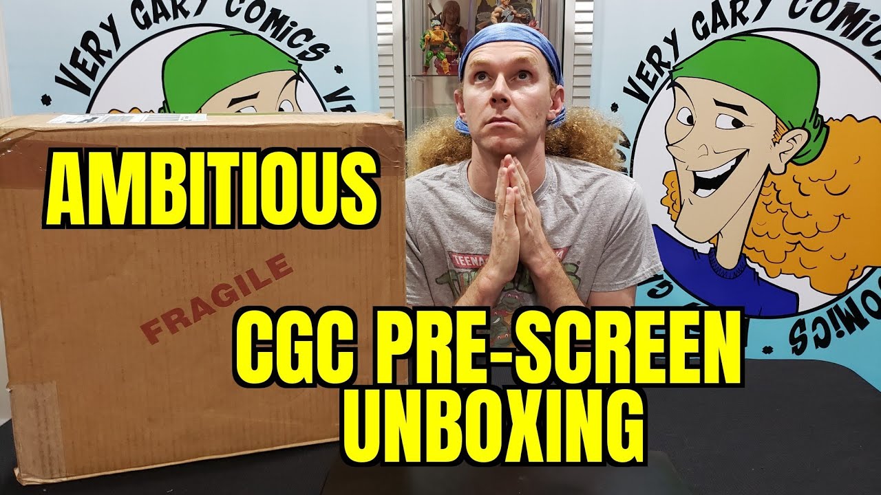 Most Ambitious CGC 25 Book Pre-Screen Unboxing Yet