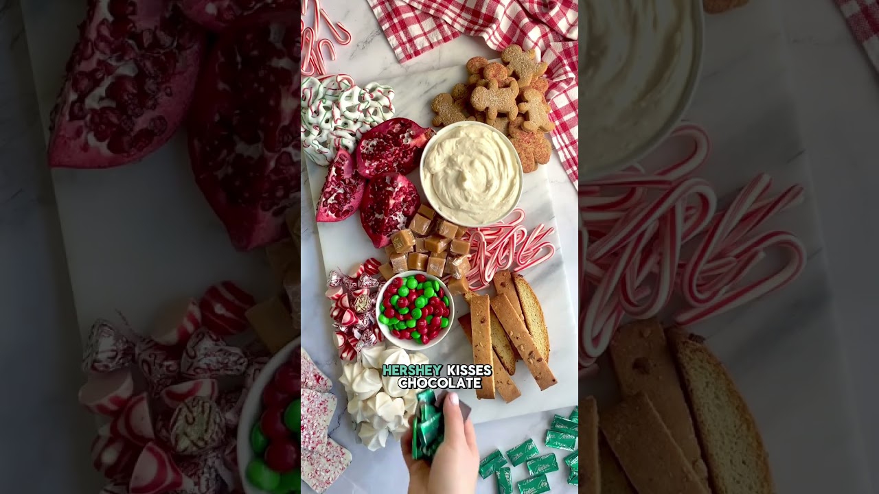 Christmas Dessert Charcuterie Board #christmasrecipe #charcuterieboard #holidaydessert