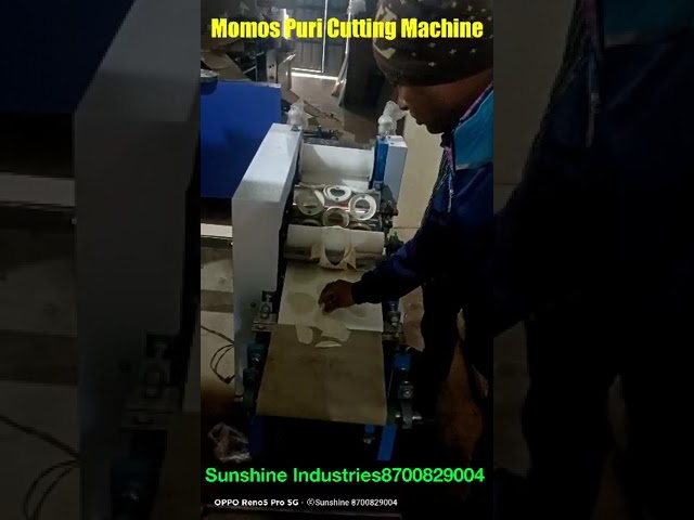 Momos Shape Puri Cutter - Golgappa Making Machine Manufacturer from New ...