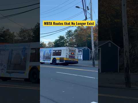 MBTA Bus Routes that no longer exist (Quincy Edition)