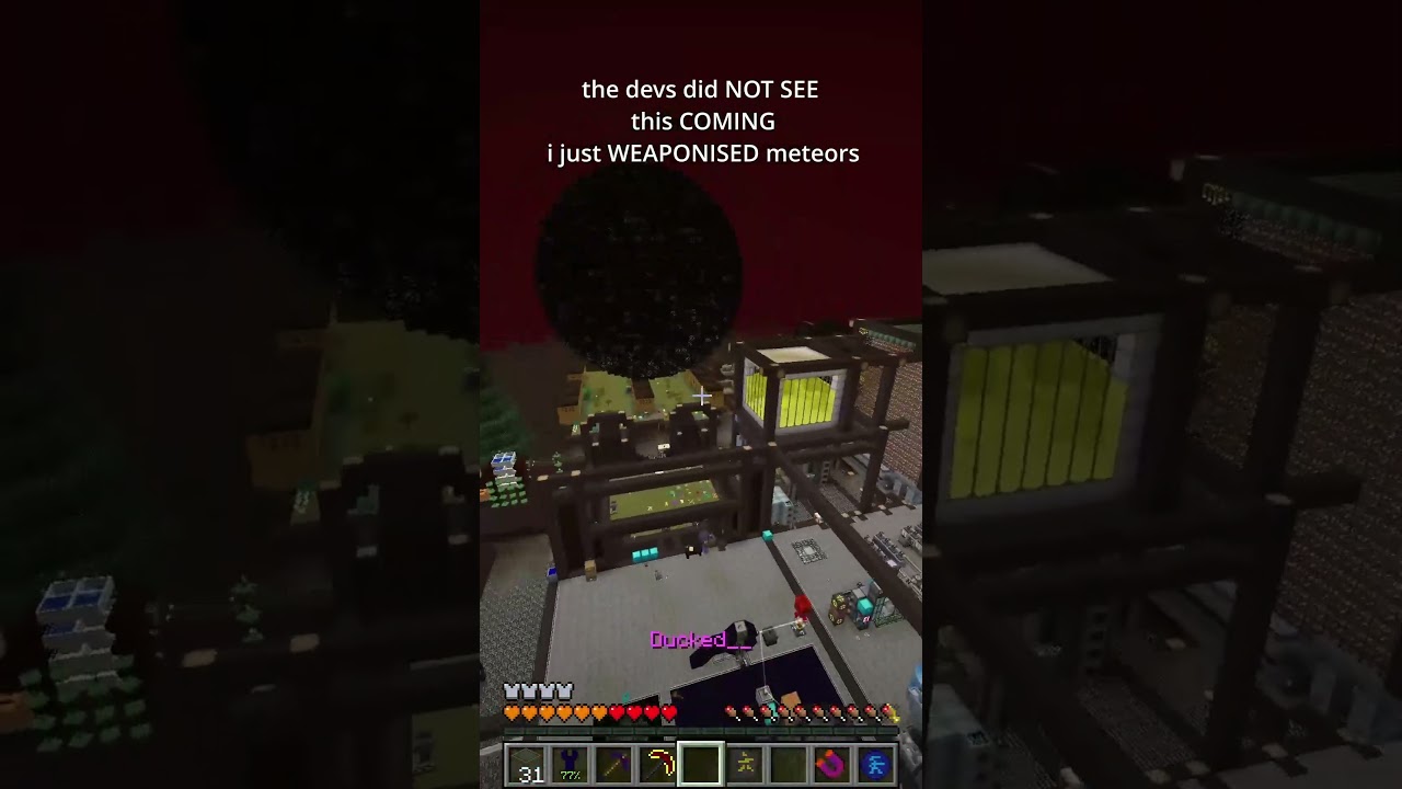 i just weaponised meteors and broke GTNH 💀💀💀 #gtnh #gaming #exploit #minecraft #gregtechnewhorizons
