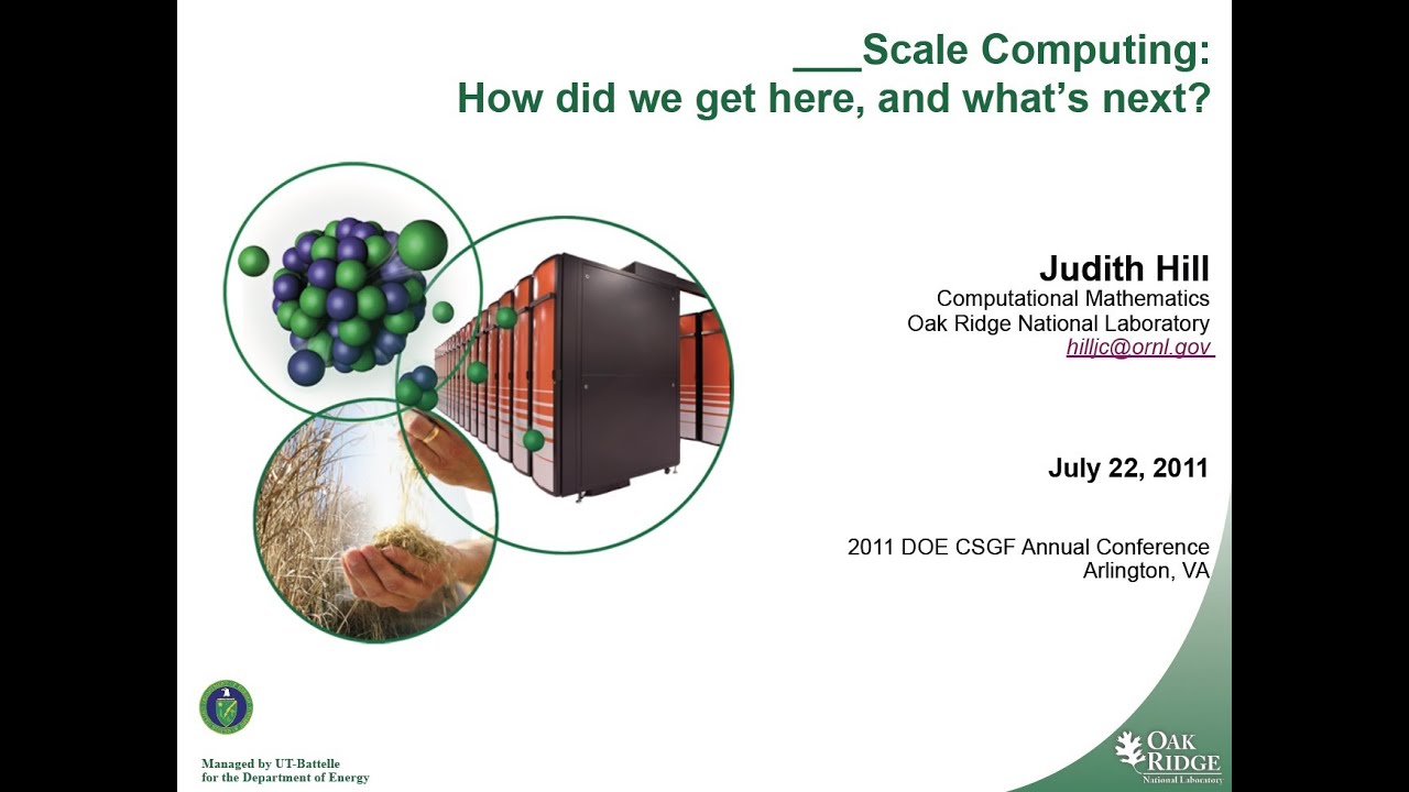 DOE CSGF 2011: ____Scale Computing: How Did We Get Here and What's Next?