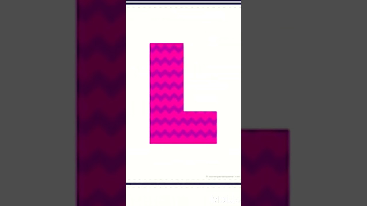 Moldes de letras de Cumpleaños para imprimir