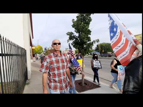 Confrontation at Cortez protest
