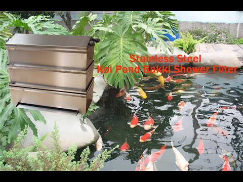Stainless Steel Koi Pond Bakki Shower Filter