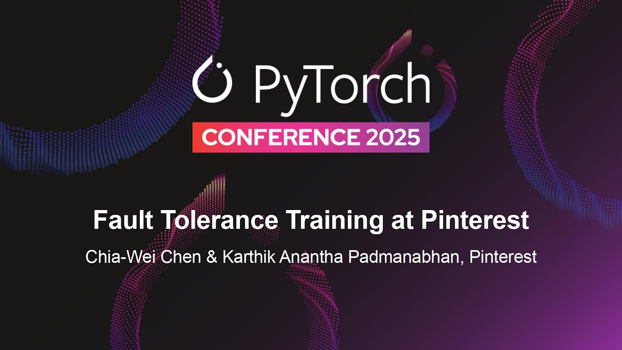 Fault Tolerance Training at Pinterest - Chia-Wei Chen & Karthik Anantha Padmanabhan, Pinterest