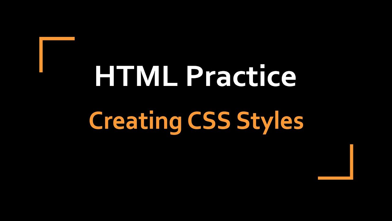 Creating CSS Styles