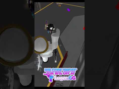 JUKING THIS TARGETER (USE CODE GHOST FOR 10% OFF AT LUGER.GG) #mm2 #roblox #mm2ghost #mm2jukes