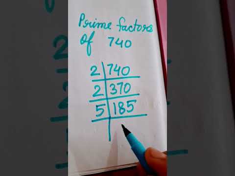prime factors of 740