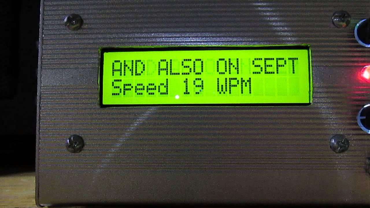 Morse Code Reader / Microcode CW Reader / Morse Code Decoder