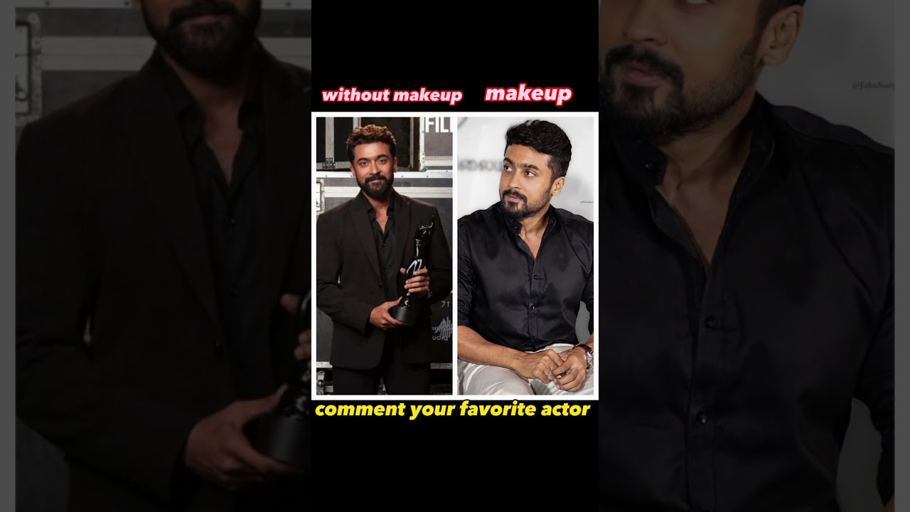 South actors without makeup vs makeup #shorts_videos