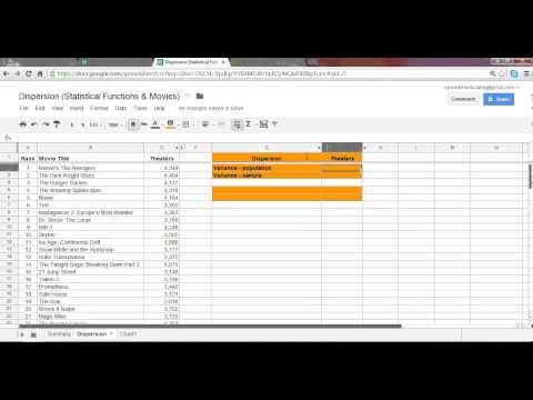 Breaking it down: Sample Standard Deviation – SpreadsheetSolving