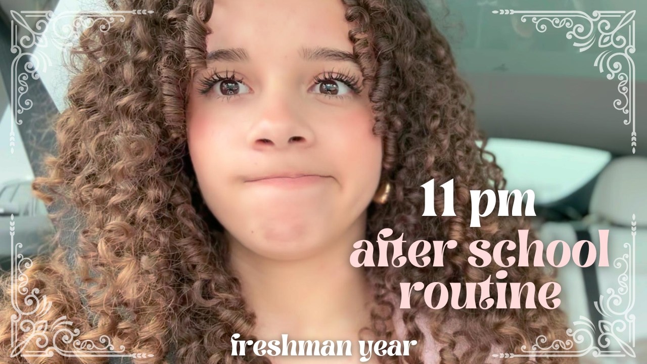 REALISTIC AFTER SCHOOL ROUTINE 📚 dance, homework & late night yapping
