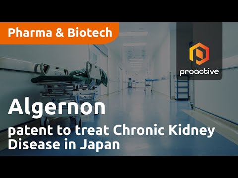 Algernon gets notice of allowance for patent to treat chronic kidney disease in Japan