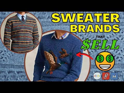30 Top Selling Brands Men's SWEATERS $30+ EBAY