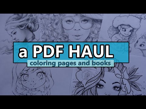 PDF Coloring Page Haul