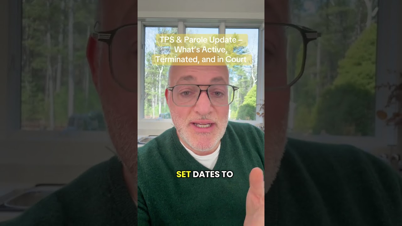 TPS and parole programs are changing quickly