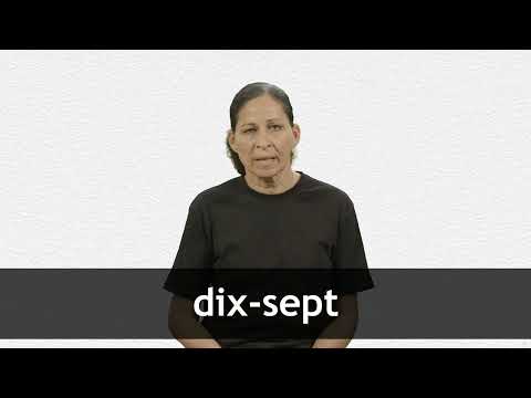 English Translation of “DIX-SEPT” | Collins French-English Dictionary