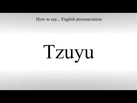 How To Pronounce Tzuyu How To Say: American pronunciation