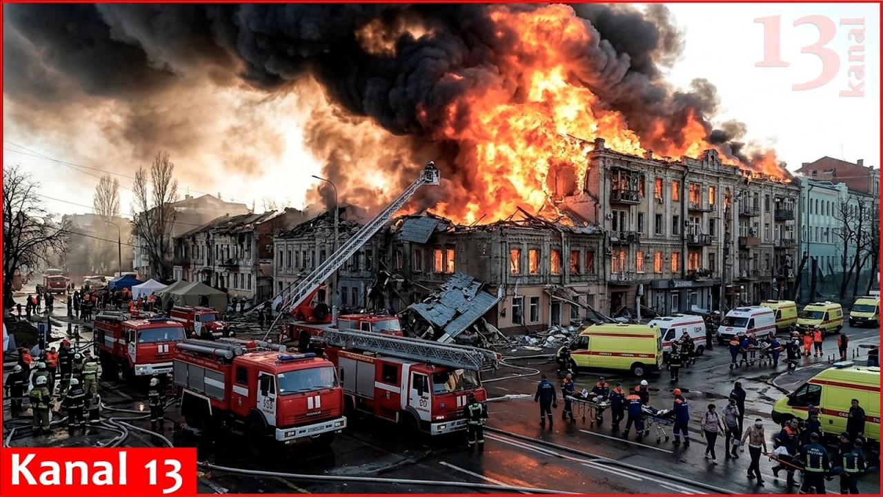 16 people are killed, dozens injured in Russia’s largest air strike on Ukraine this year