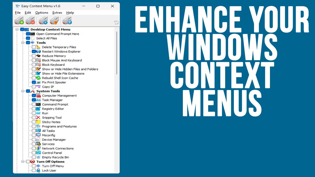Enhance Your Windows Right Click Functionality with Easy Context Menu