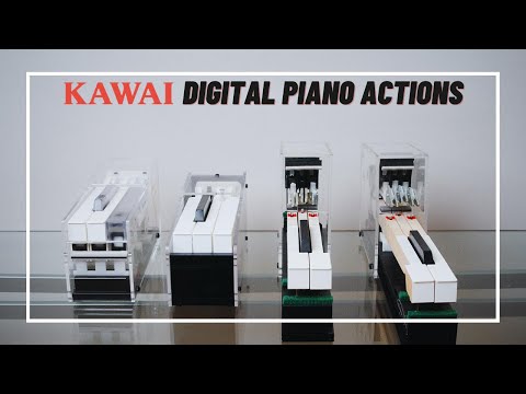 Kawai Digital Piano Action Comparison (Key Touch, Weighted Keys)