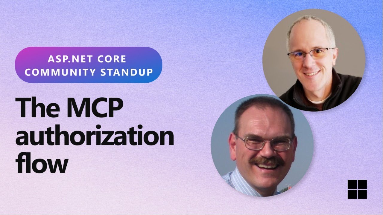 ASP.NET Community Standup - The MCP authorization flow