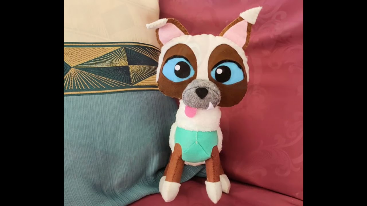 Perrito Plush Pattern Template | PDF available