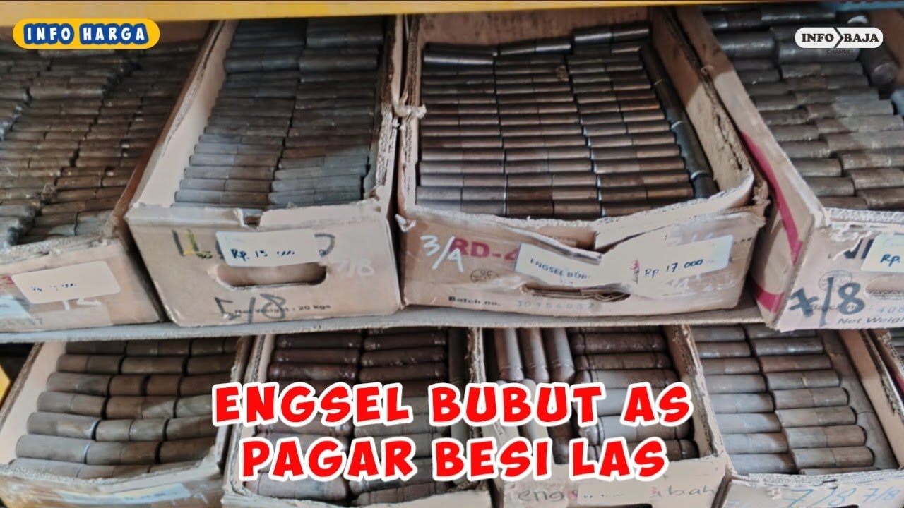 Review dan info harga engsel bubut as untuk pagar berbagai macam ukuran