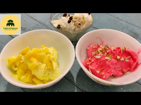 3 Different Types Of Icecreams|| Summer Special Icecream || Homemade