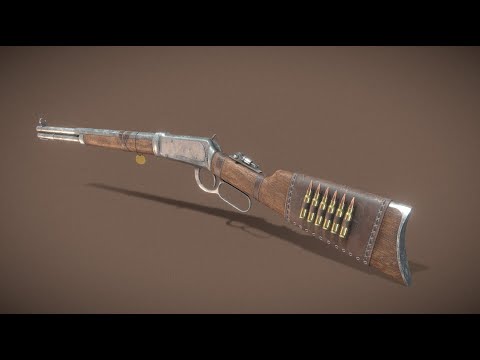 Winchester Gun Simple Weapon в 3D от Pickeri