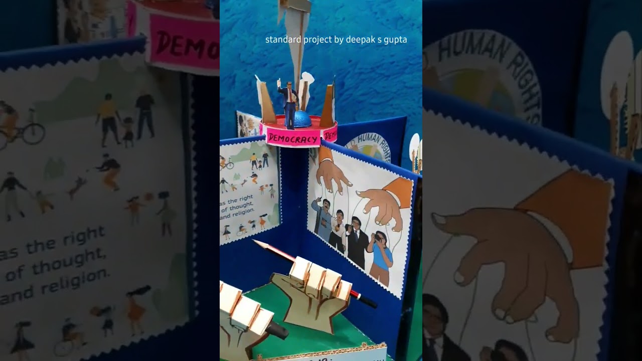 democracy 3d model #socialstudiestlm #besttlm #democracyinindia #tlmideas #tlms #tlmmodel #shorts