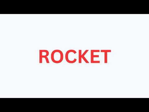 Meaning of Rocket | Pronunciation of Rocket | English Pronunciation Practice