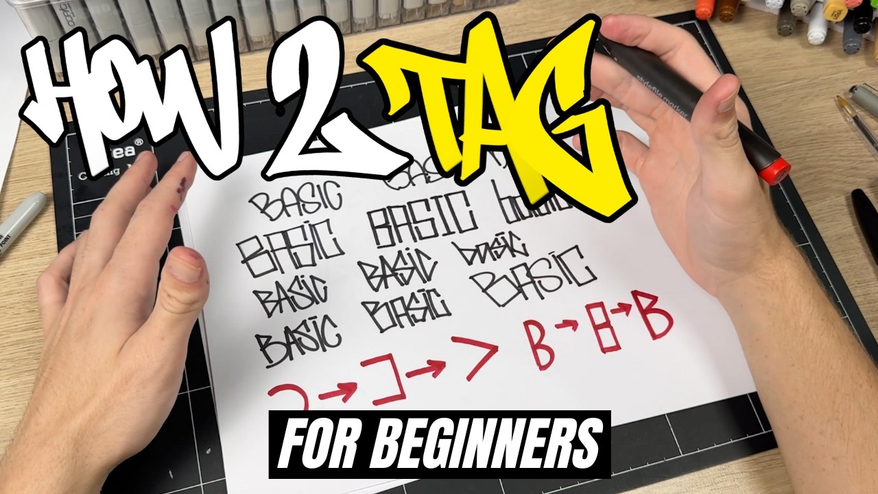 How To Create Your First Ever Graffiti Tag — For Beginners