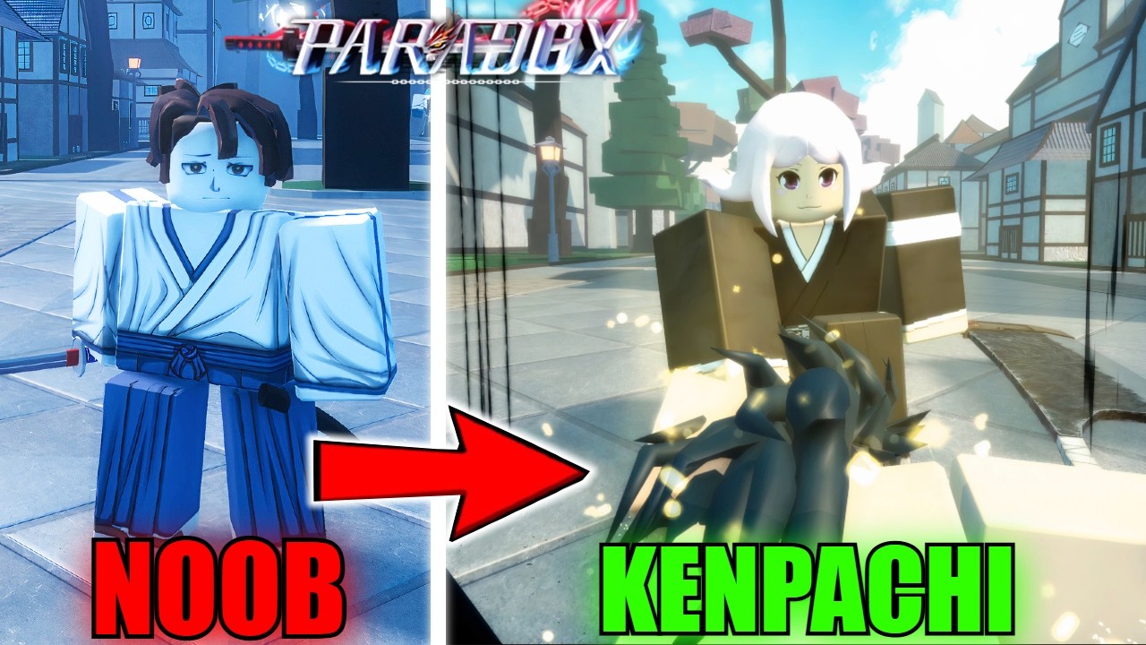 Going From Noob To BANKAI Kenpachi Zaraki In Paradox...(Roblox)