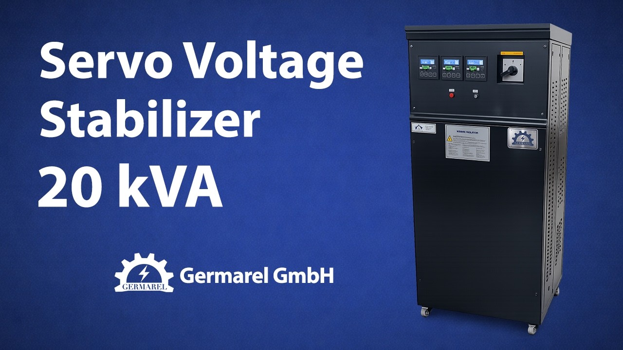 SR-GER 20kVA Servo Voltage Regulator Three-phase, Custom-designed