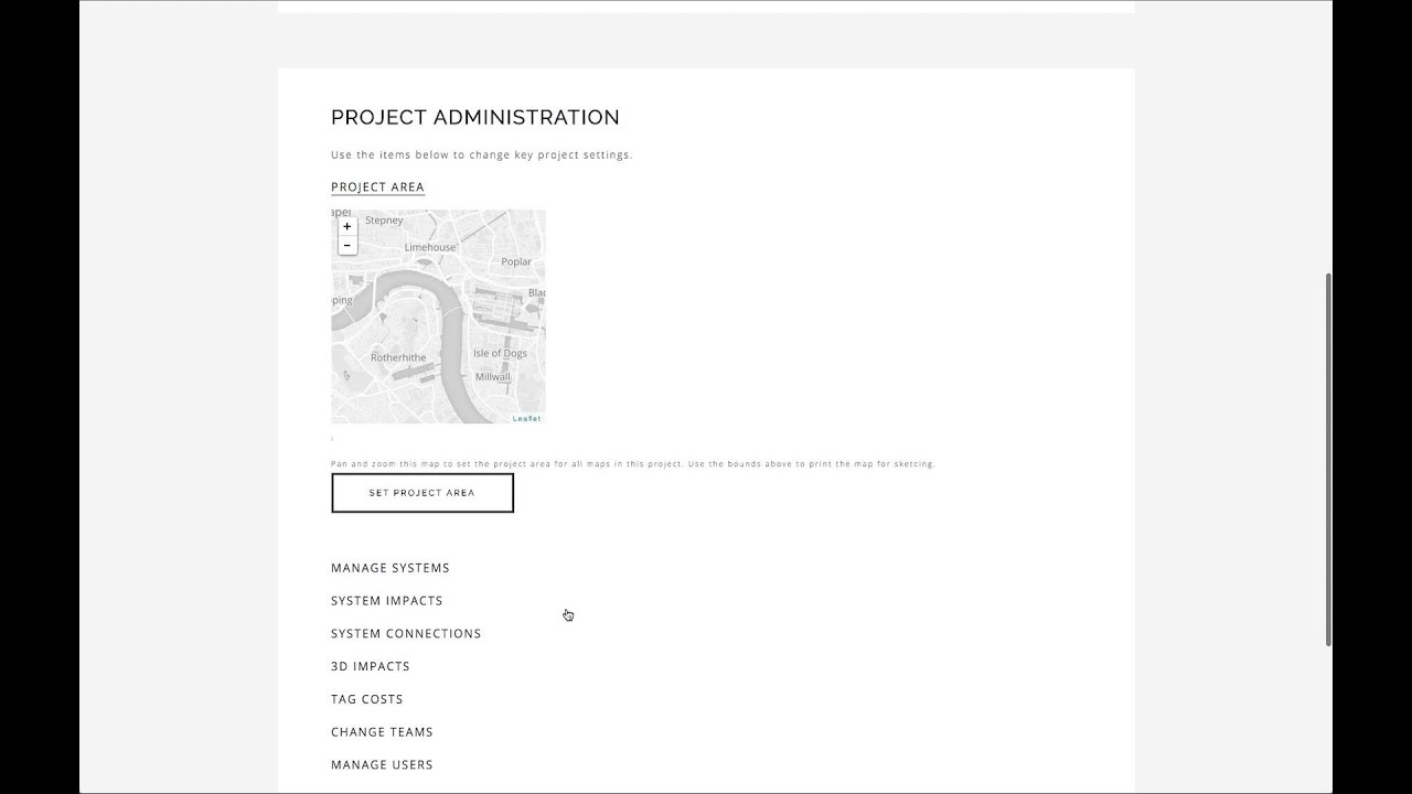 Project Administration: Constraint processing